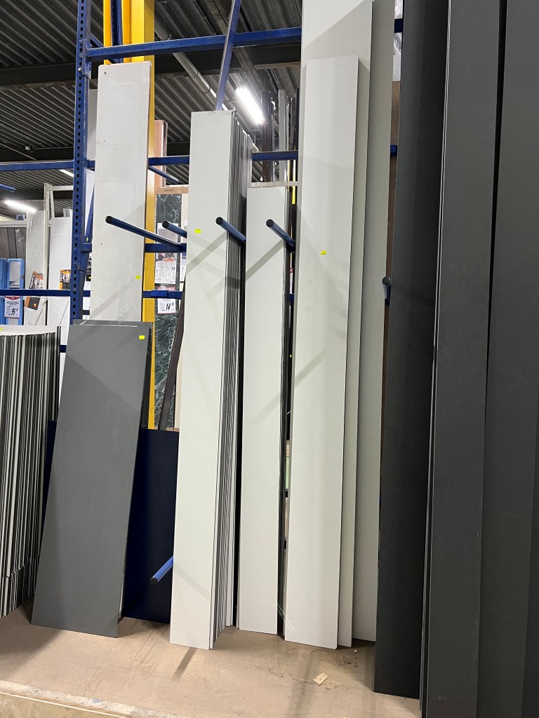 HPL Volkernplaat zaagstukken wit