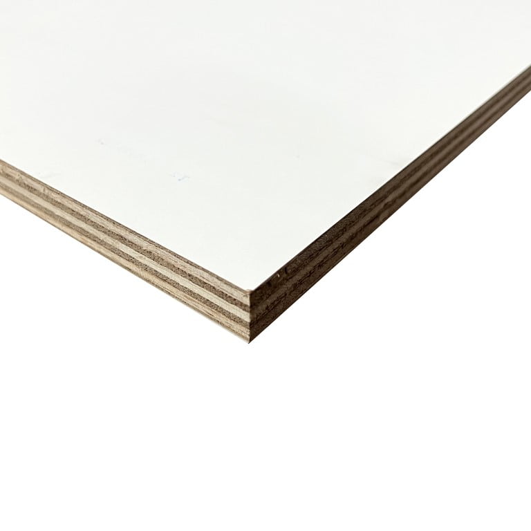 Multiplex paintfilm wit/wit 18 mm 153x310 cm