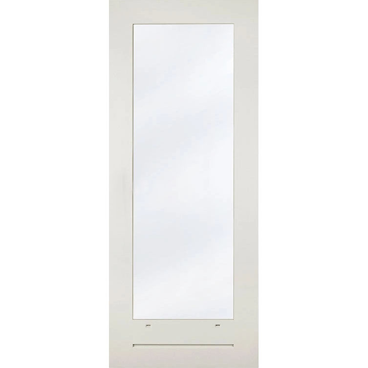 Achterdeur hardhout wit gegrond BW27 cm