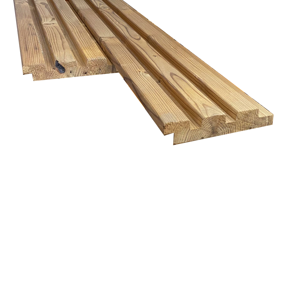 Thermisch gemodificeerd triple rhombus 27x140 mm